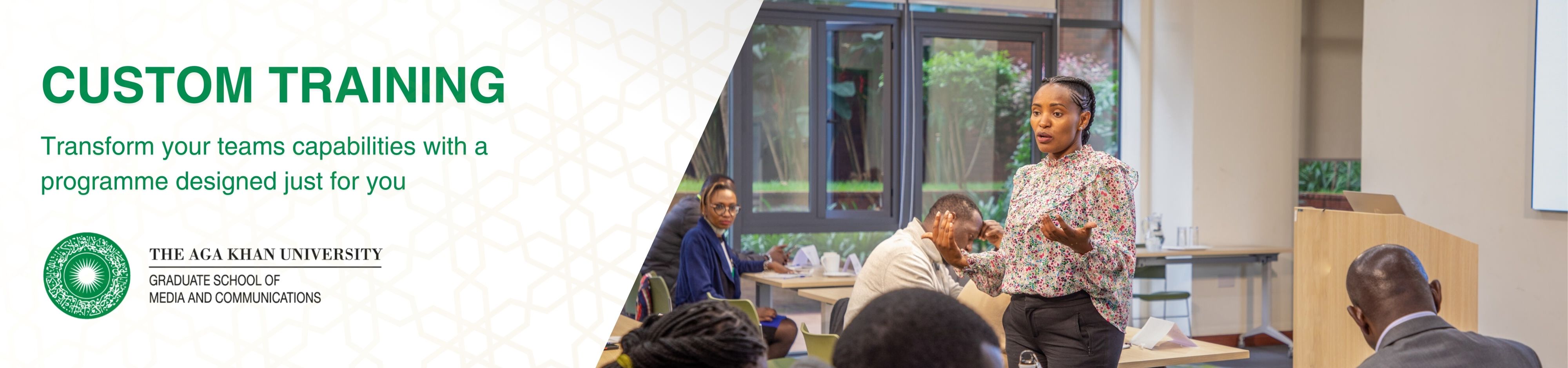 Custom Training | Graduate School of Media & Communications