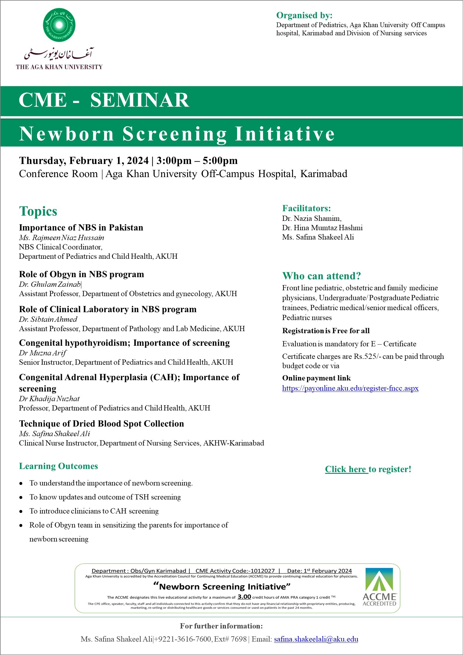 Newborn screening