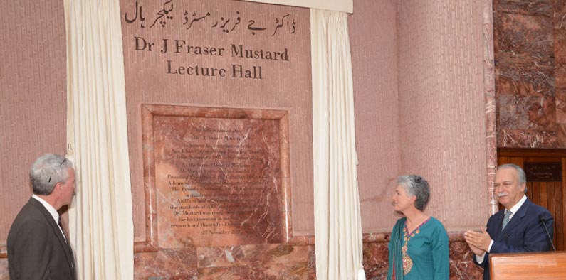 Commemorating the (Late) Dr J Fraser Mustard's legacy | The Aga Khan ...