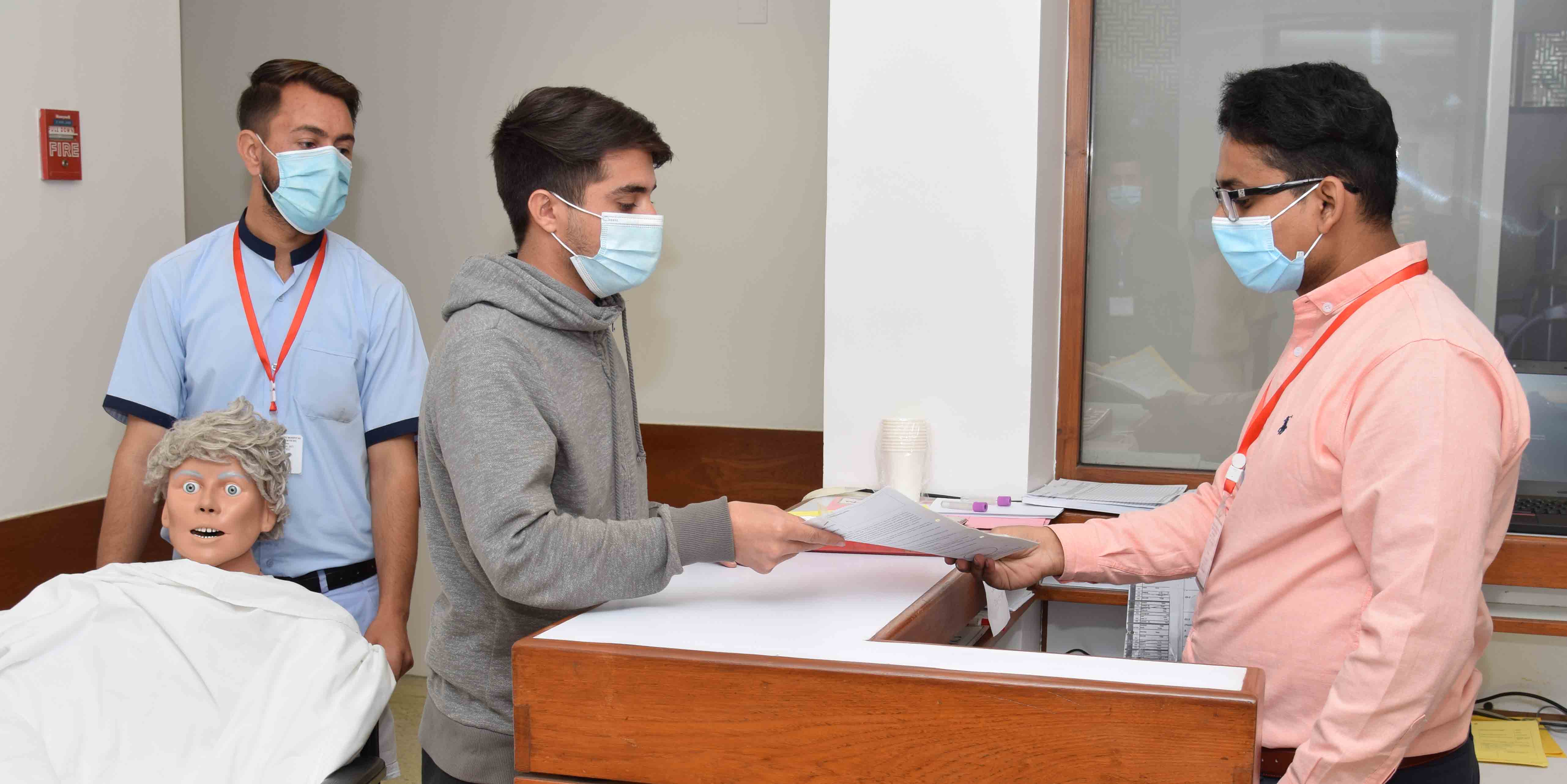 The AKU’s first simulation-based orientation sessions for receptionists ...